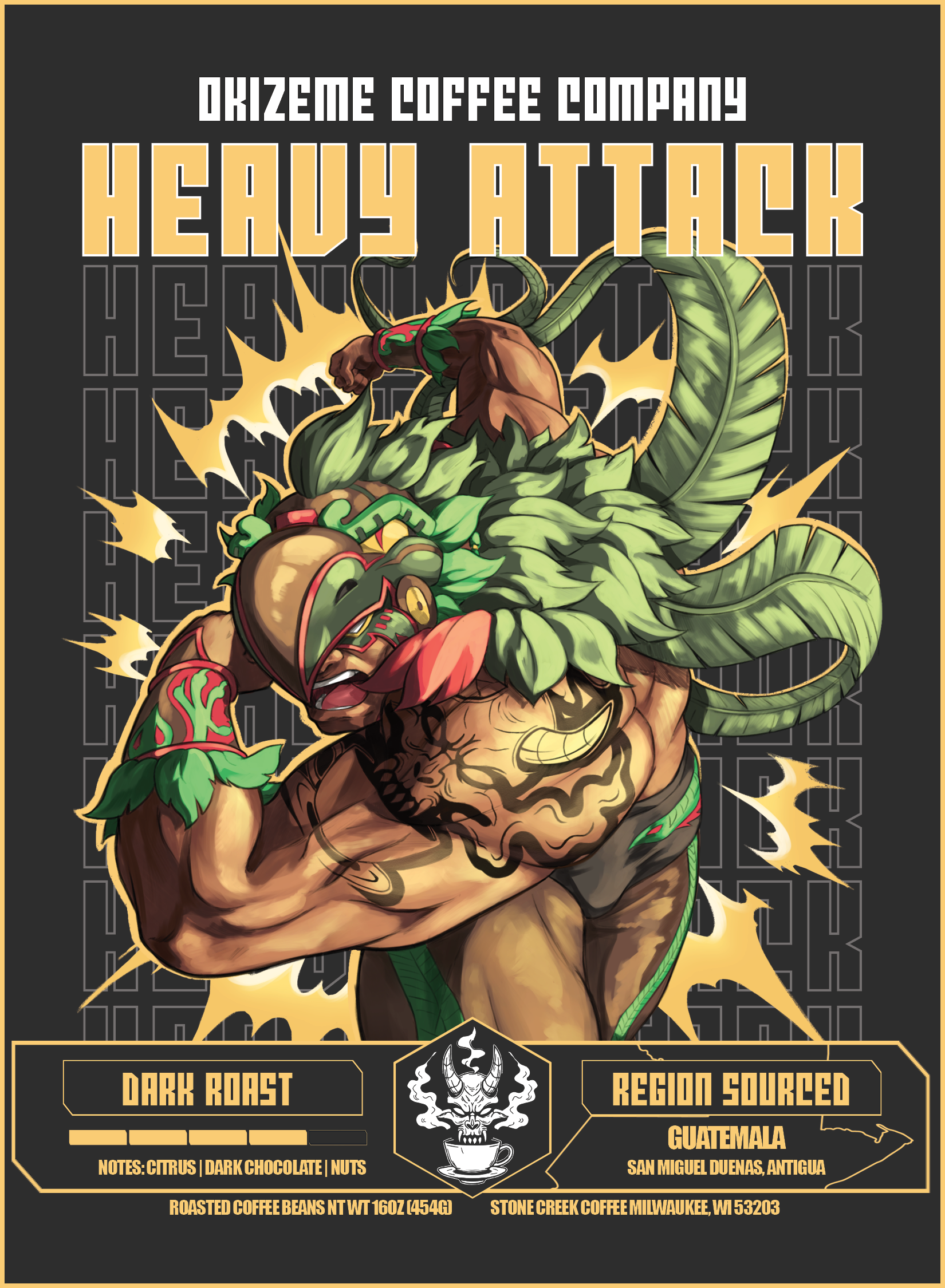 Heavy Attack Dark Roast – Okizeme Coffee Company