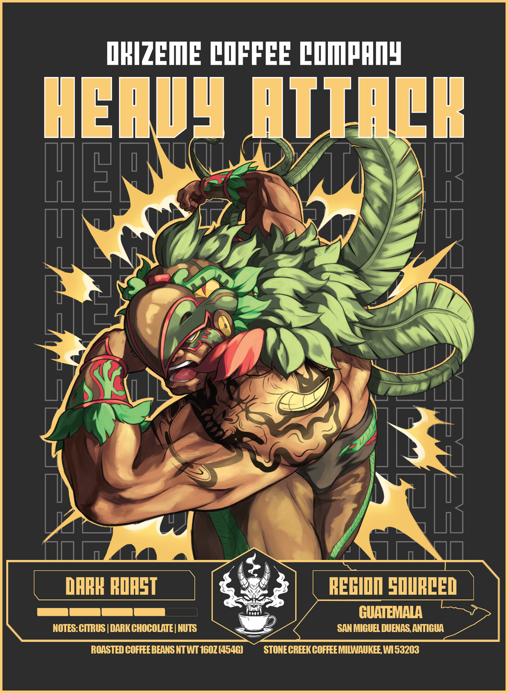 Heavy Attack Dark Roast – Okizeme Coffee Company